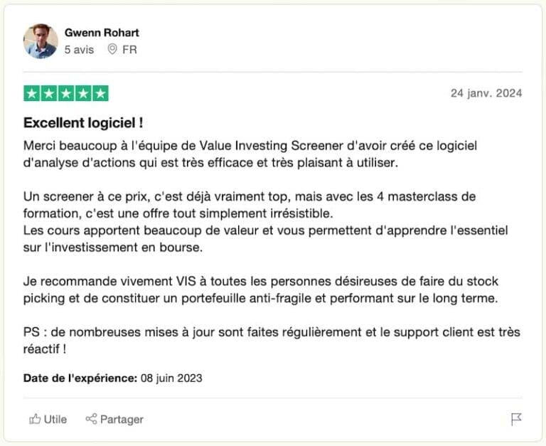 Avis Value Investing Screener : Test complet de l'outil
