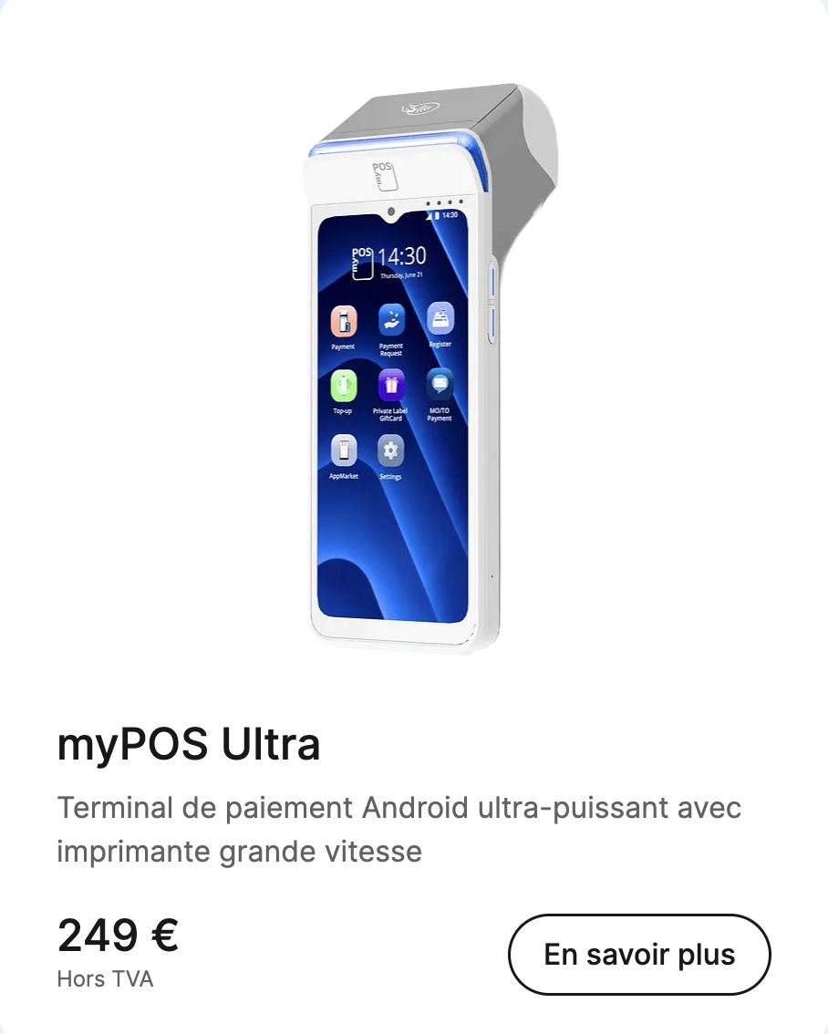 MyPOS avis : Test 2025 des TPE, compte pro & fonctionnalités