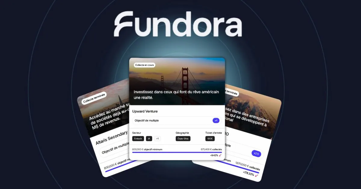 Fundora avis 2025 : investir en private equity dès 100€